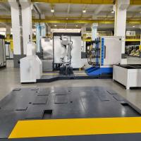 China 6 Axis Robotic Grinding And Polishing Machine For Aluminum Die Cast Motor Housings for sale