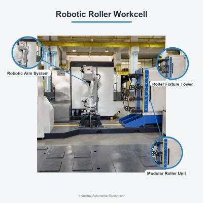 China 6 Axis Robotic Grinding And Polishing Machine For Aluminum Die Cast Motor Housings for sale