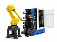 China Force Controlled Robotic Buffing Machine For Motorcycle Helmets for sale