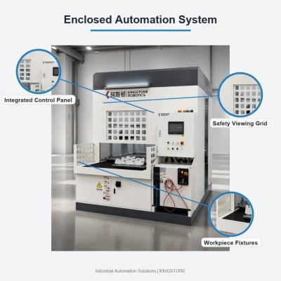 China Flexible Automation Robotic Faucet Polishing Machine For Brass Bathroom Faucet Components for sale