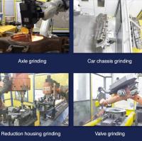 China Robotic Abrasive Brushing System Metal Casting Workpiece Deburring Finishing Cell for sale