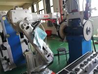 China Industrial Robot Polishing Machine Automatic Aluminum Stainless Steel Buffing Grinding Equipment Cell for sale