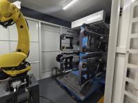 China Flash Removal Robotic Grinding Machine For Cylinder block for sale