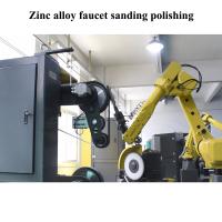 China Robotic Polishing Machine for Faucet Sanitary Ware Automatic Zinc Faucet Buffing Grinding Equipment Line for sale