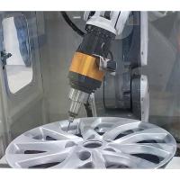 China Robot Polishing Machine for Aluminum Alloy Wheel Hub Automatic Grinding Buffing Finishing System for sale