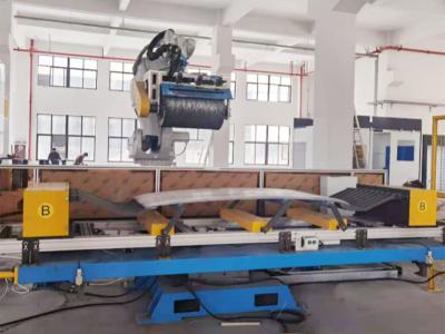 China Mirror Finish Robotic Polishing Machine Automatic Metal Buffing Grinding Equipment for Luggage Frame for sale