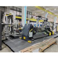China Robotic Polishing Machine Automatic Double Station Metal Grinding Buffing Equipment High Output for Extruder Screw Buffing for sale