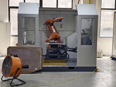 China Multi Axis Robotic Aluminum Polishing Machine For Aluminum Alloy Extrusions for sale