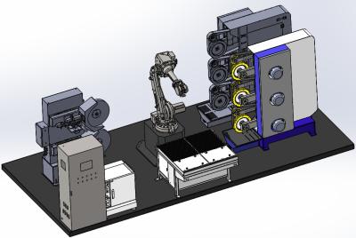 China Automatic Robotic Buffing Machine For Die Cast Aluminum Furniture Leg Mirror Gloss for sale