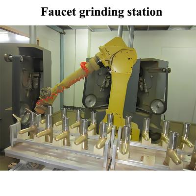 China High Gloss Robotic Faucet Polishing Machine For Zinc Alloy Die Cast Faucet for sale