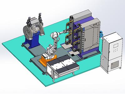 China Automatic Robotic Deburring And Polishing Machine for Three Way Pipe Connector for sale