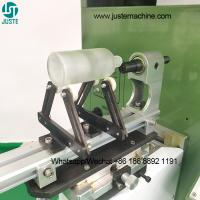 China Juste Glass Bottle Silk Screen Printer - 90mm-1000mm Diameter Range, 1000-1500 Units/Hour Speed, Pneumatic Operation for sale