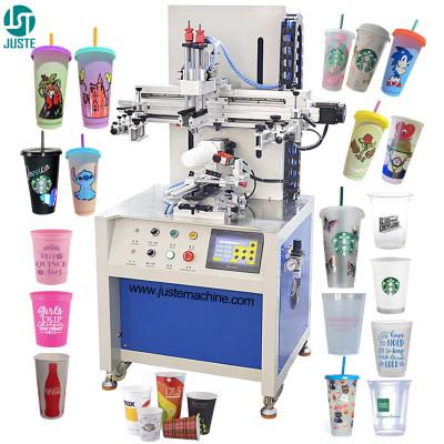 China SC-400R-CSM Semi-Automatic Screen Printing Machine for Cylindrical Products - 500-1500 Units/Hour, 0.05mm Accuracy for sale