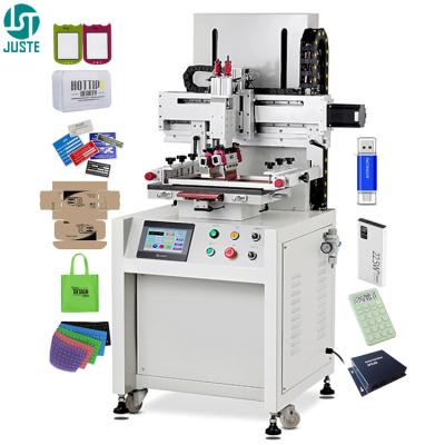China JUSTE SC-3040SM Pneumatic Screen Printing Machine 300×400mm Max Print Size 1200-1800 Prints/Hour for sale