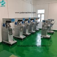China Automatic 1-Color Pad Printing Machine 100×200mm Plate Size 500-2500 Prints/Hour for Plastic Cups Bottles Ceramics for sale