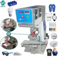 China JST-DP1-T125 Desktop Single Color Pad Printer - 500-2500 Prints/Hour, 50×65mm Print Area for Ceramic Plates & Plastic Cups for sale