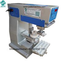 China JST-DP1-T125 Desktop Single Color Pad Printer - 500-2500 Prints/Hour, 50×65mm Print Area for Ceramic Plates & Plastic Cups for sale