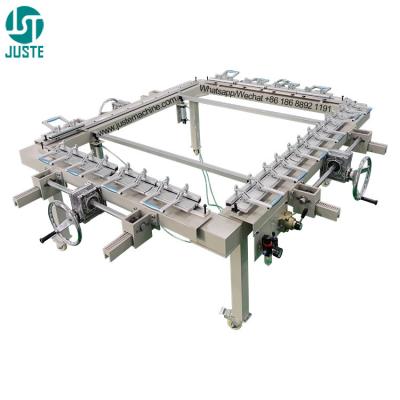 China JUSTE JST-SC1215R Pneumatic Screen Stretching Machine 1200×1500×800mm for Silk Screen Printing for sale