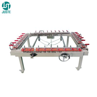 China JST-SC1215T Pneumatic Screen Stretching Machine 1200×1500×800mm with 45N Tension for Silk Screen Printing for sale