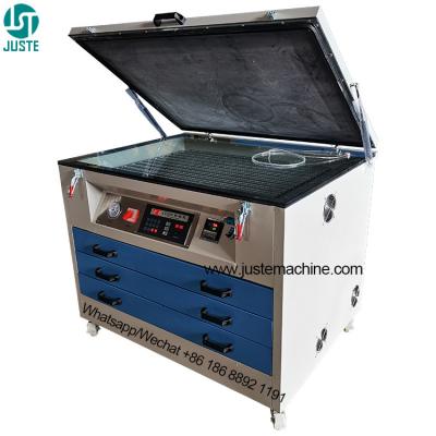 China JUSTE JST-EX90120R UV LED Exposure Machine 1200×90mm Screen Printing Unit 220V 1.5KW for sale
