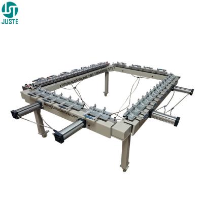 China Pneumatic Screen Stretching Machine 1200×1500mm with 45N Tension Capacity for Industrial Printing for sale