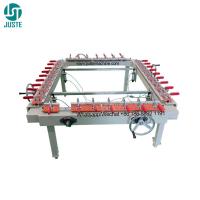 China JST-SC1215T Pneumatic Screen Stretcher Machine 1200×1500mm with 45N Tension for Industrial Printing for sale