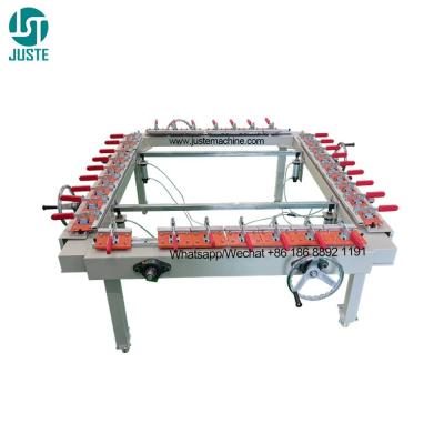 China JST-SC1215T Pneumatic Screen Stretcher Machine 1200×1500mm with 45N Tension for Industrial Printing for sale