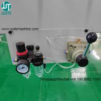 China JUSTE JST-SC1215T Pneumatic Screen Stretcher 1200×1500mm Frame with 45N Tension Capacity for sale