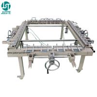 China JST-SC1215R Pneumatic Screen Stretching Machine 1200×1500mm with 1100×1400mm Exposure Area for sale