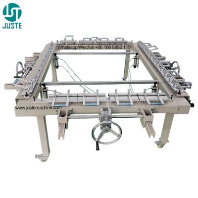 China JST-SC1215R Pneumatic Screen Stretching Machine 1200×1500mm with 1100×1400mm Exposure Area for sale