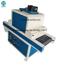 China JUSTE JST-UV40150F UV Flash Dryer 400mm Belt Width 6.2KW Power Screen Printing Conveyor Curing Machine for sale