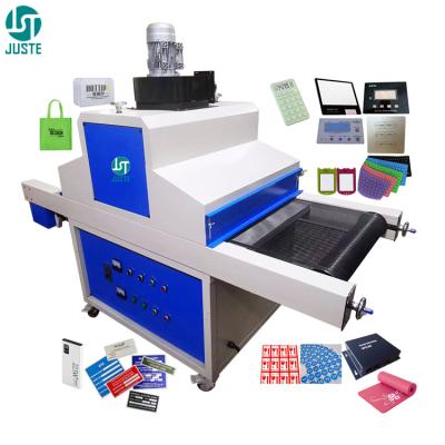 China JUSTE JST-UV60200F UV Flash Dryer 600mm Belt Width 365.7nm LED Curing Machine for Screen Printing for sale