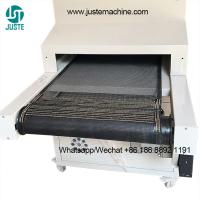 China JST-UV60200F UV Dryer Tunnel Curing Machine 600mm Belt Width 3KW UV Light For Screen Printing for sale