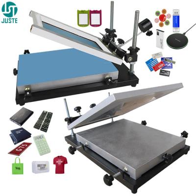 China Manual Flat Screen Printing Machine SC-5860 - 1 Color, 1500 Prints/Hour, 240×300mm to 450×600mm Printing Size for sale