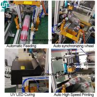 China JUSTE JST-R300-Auto Full Automatic Cylindrical Screen Printer 750W 2000-2500/hr for Cups for sale