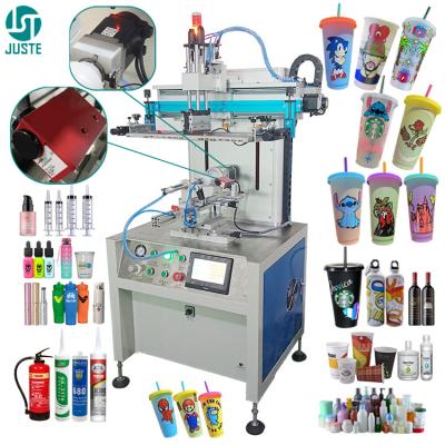 China SC-400R-CSM Semi-Automatic Cylindrical Screen Printing Machine - 300×450mm Print Area, 500-1500 Units/Hour for sale
