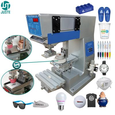 China Juste JST-DP1-T125 Automatic 1-Color Pad Printing Machine with 500-2500 Prints/Hour for Shoe Soles and Industrial Parts for sale