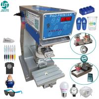 China Juste JST-DP1-T125 Desktop Pad Printing Machine - 100*200mm Plate Size, 500-2500 Cycles/Hour for sale