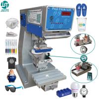 China Semi-Automatic 1 Ink Cup Desktop Pad Printer 90mm Pneumatic Pad Printing Machine 220V for sale