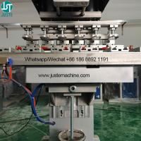 China 6 Color Conveyor Pad Printing Machine Small Model Soft Pad Printer With Ceramic Ring Plastic Spare Controller Parts for sale