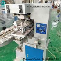 China Semi-Automatic 6-Color Pad Printing Machine with 18-Station Conveyor | 100×150mm Plate | 750-2500 Prints/Hour for sale
