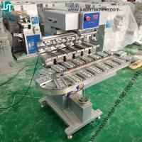 China 6-Color Conveyor Pad Printing Machine JST-6C100-150C with 18 Workstations, 100×150mm Plate Size, 750-2500 Prints/Hour for sale