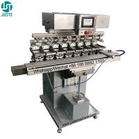 China 8-Color UV Curing Pad Printing Machine 100×150mm Plate Size 750-2500 Prints/Hour for Industrial Applications for sale