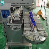China 8 Color Easy Pad Printing Machine Conveyor Semi-Automatic Pcb Control Pneumatic Mini 7 Inches Small Line Pod Pad Printer for sale