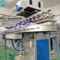 China 8 Color Easy Pad Printing Machine Conveyor Semi-Automatic Pcb Control Pneumatic Mini 7 Inches Small Line Pod Pad Printer for sale