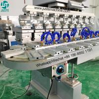 China 8-Color Pneumatic Pad Printing Machine with 22-Station Conveyor - 100×150mm Plate Size, 750-2500 Prints/Hour for sale