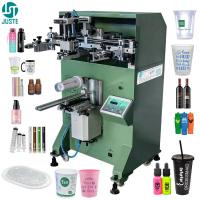 China JST-R Series Semi-Automatic Screen Printing Machine for Bottles - 1000-1500 Prints/Hour, Φ90-1000mm Capacity for sale