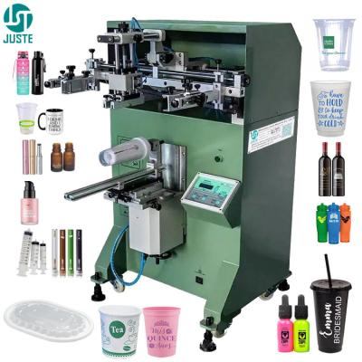 China JST-R Series Semi-Automatic Screen Printing Machine for Bottles - 1000-1500 Prints/Hour, Φ90-1000mm Capacity for sale