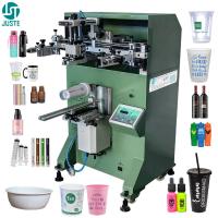 China Round Bottle Silk Screen Printing Machine 1000-1500 Units/Hour for Φ90mm-1000mm Cylindrical Products for sale