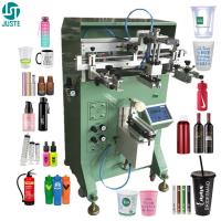China Pneumatic Paper Cup Screen Printing Machine 1 Color 1000-1500 Pcs/Hr for Cylindrical Containers for sale